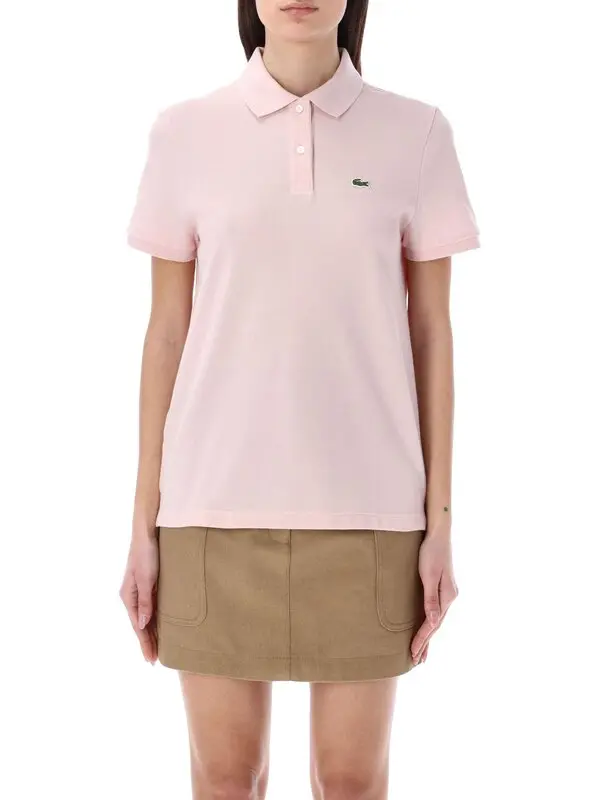 Lacoste Cotton Polo Shirt - Nidus Rose