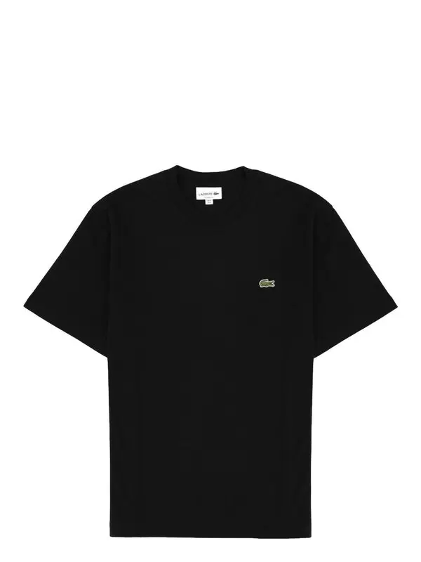 Lacoste Cotton T Shirt - Black