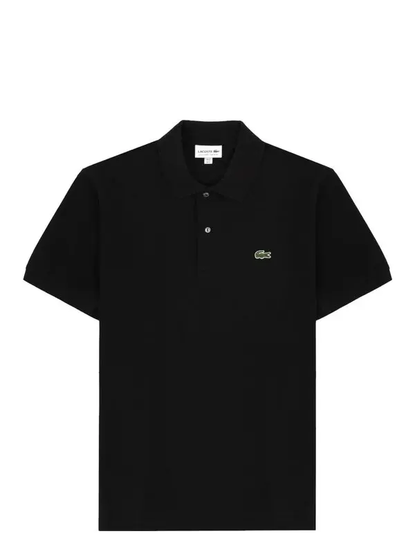 Lacoste Polo With Logo - Black