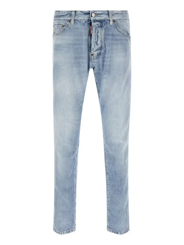 Dsquared2 Teddy Slim Fit Jeans - Light Blue