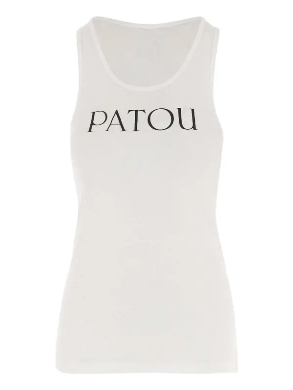 Patou Logo Tank Top - White