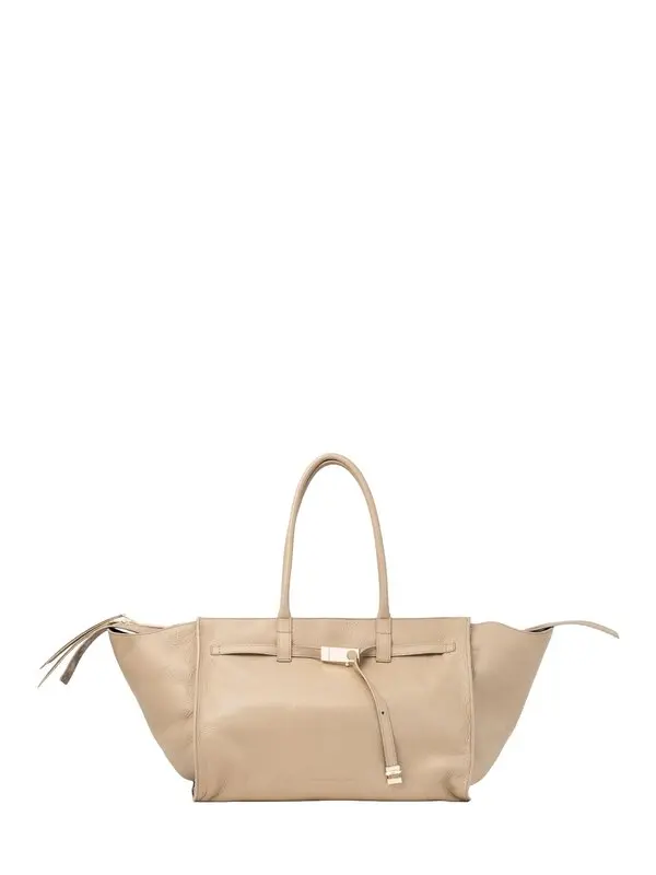 Benedetta Bruzziches Mame Weekend Leather Bag - Ivory