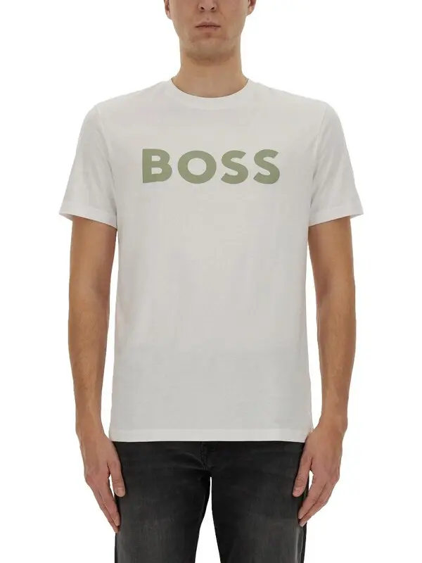BOSS Thinking 1' T Shirt - White