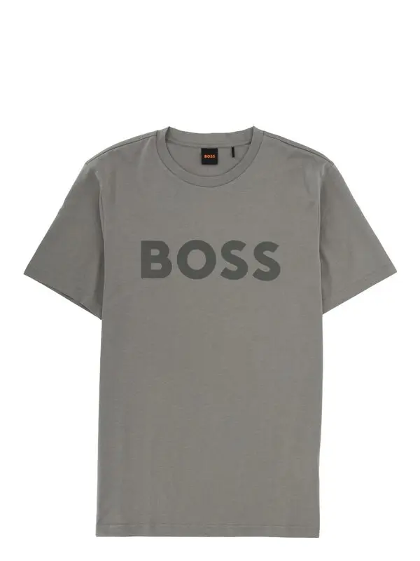 BOSS Thinking 1' T Shirt - Grey
