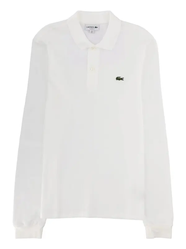 Lacoste Polo With Logo - White