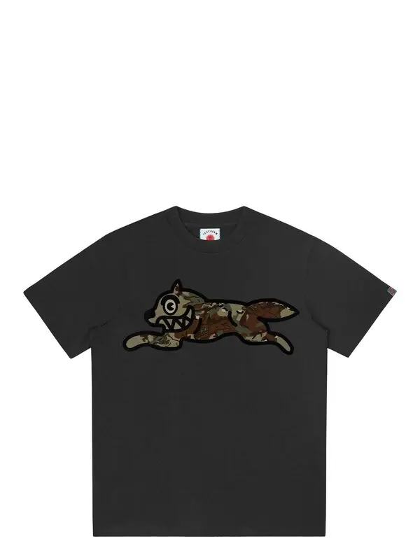 ICECREAM Cotton T Shirt With Logo - Black