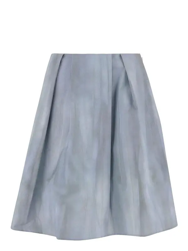 Vince Cotton Cone Skirt - Light Blue