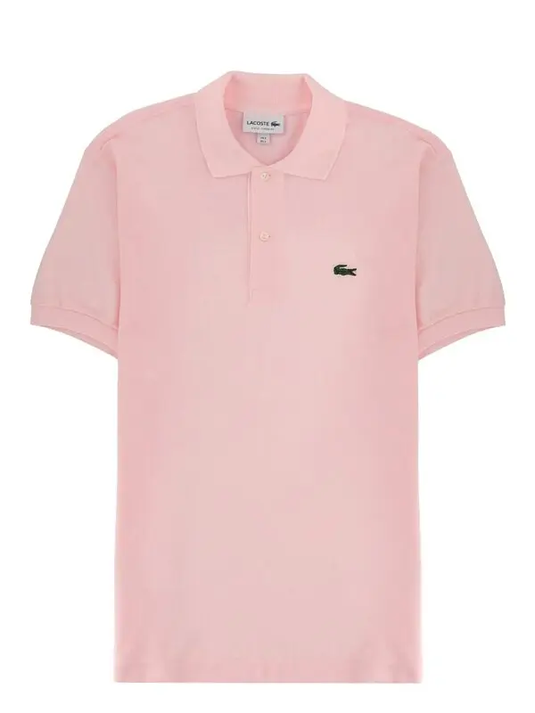 Lacoste Polo With Logo - Pink