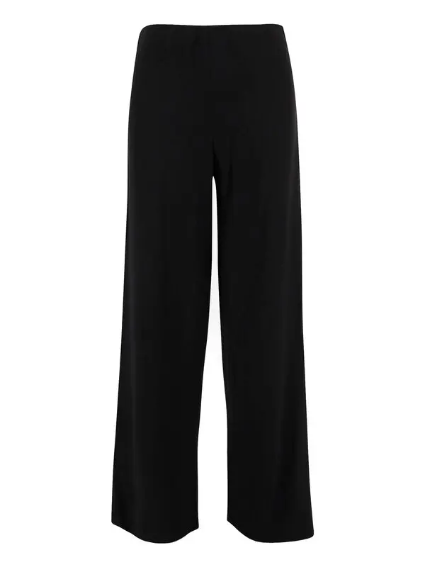 Vince Wide Leg Fabric Pants - Black