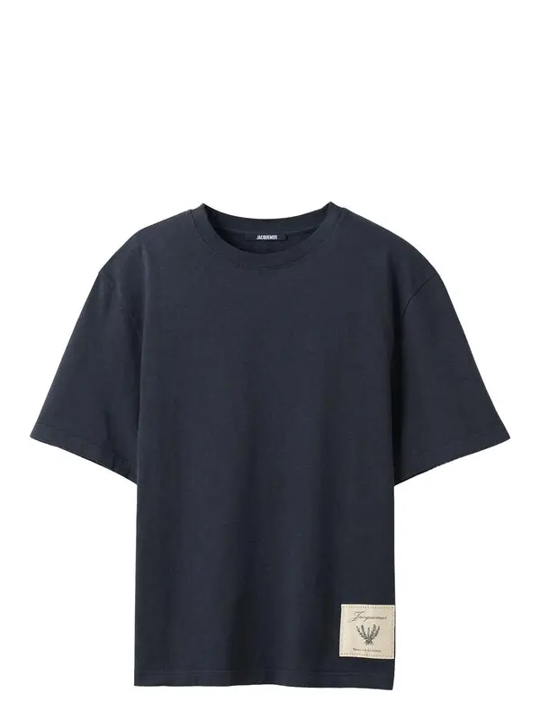 Jacquemus Cotton Tournament T Shirt - Black