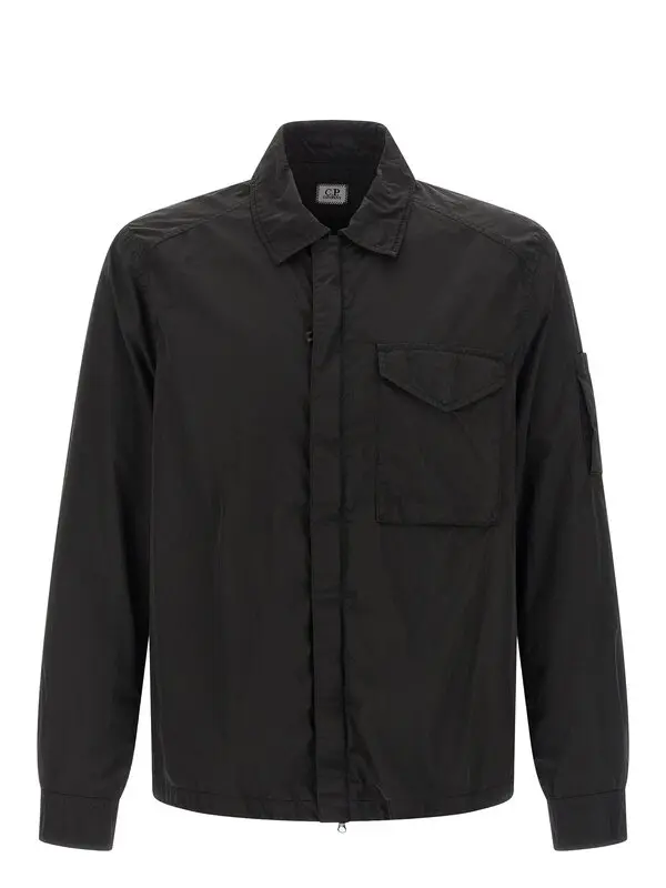 C.P. COMPANY Overshirt Chrome R - Black