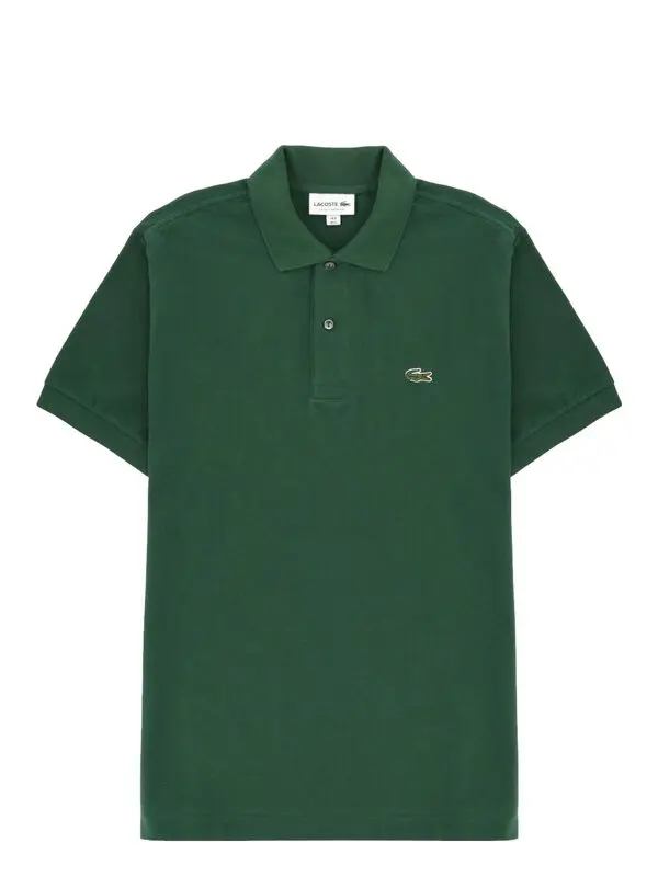 Lacoste Polo With Logo - Green