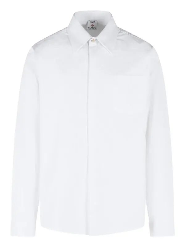 Casablanca Cotton Shirt - White