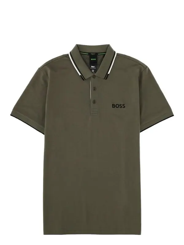 BOSS Polo With Logo - Beige