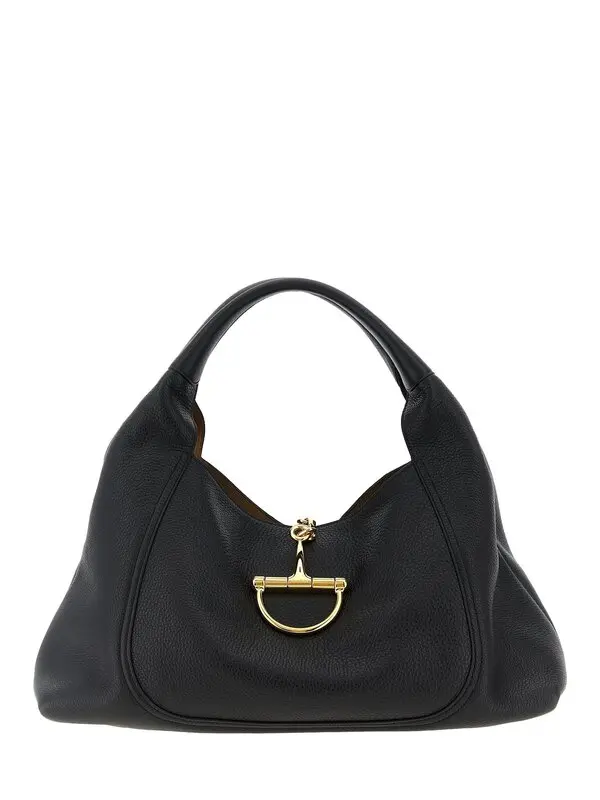 Gucci Softbit' Maxi Shoulder Bag - Black