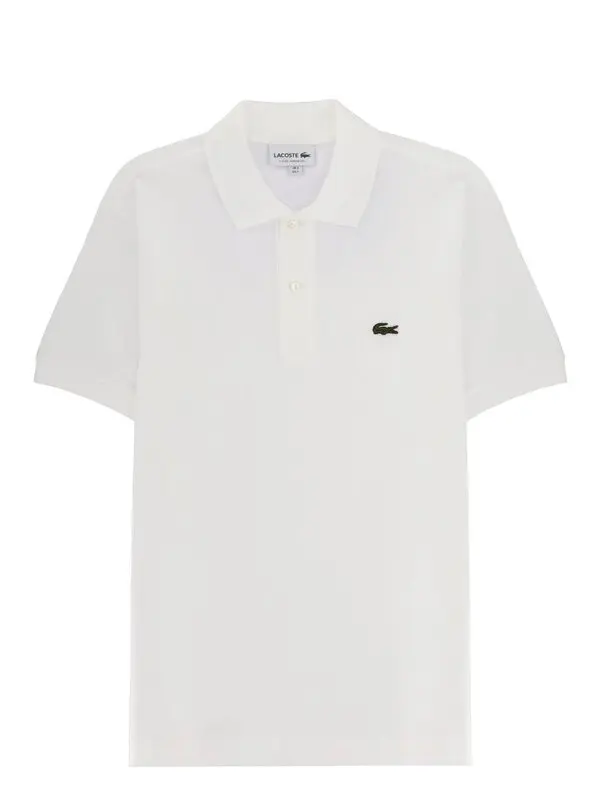 Lacoste Polo With Logo - White