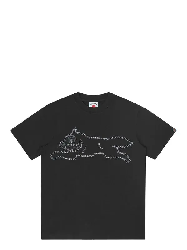 ICECREAM Cotton T Shirt With Logo - Black