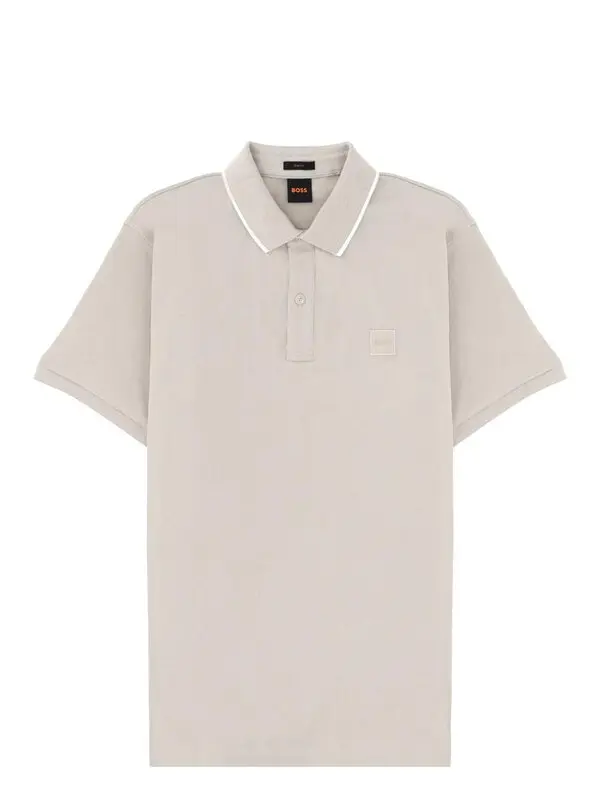 BOSS Polo With Logo - Dove