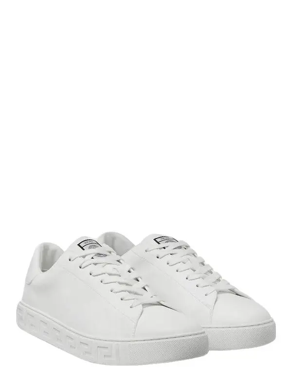 Versace Greca Nylon Sneakers - White