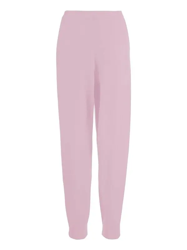 ALLUDE Wool And Cashmere Pants - Pink