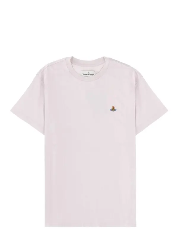 VIVIENNE WESTWOOD Orb Logo T-shirt - Powder