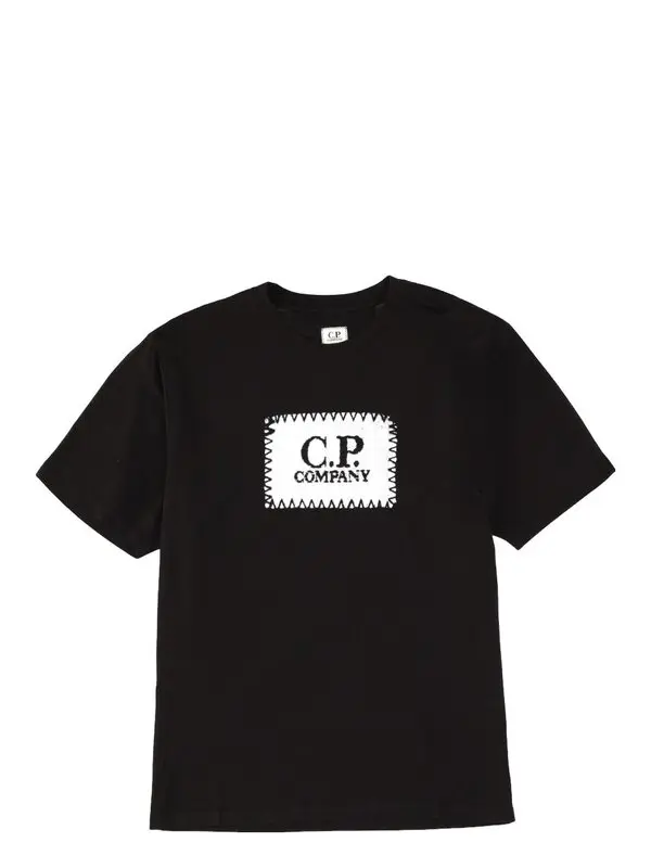 C.P. COMPANY T Shirt With Logo - Black