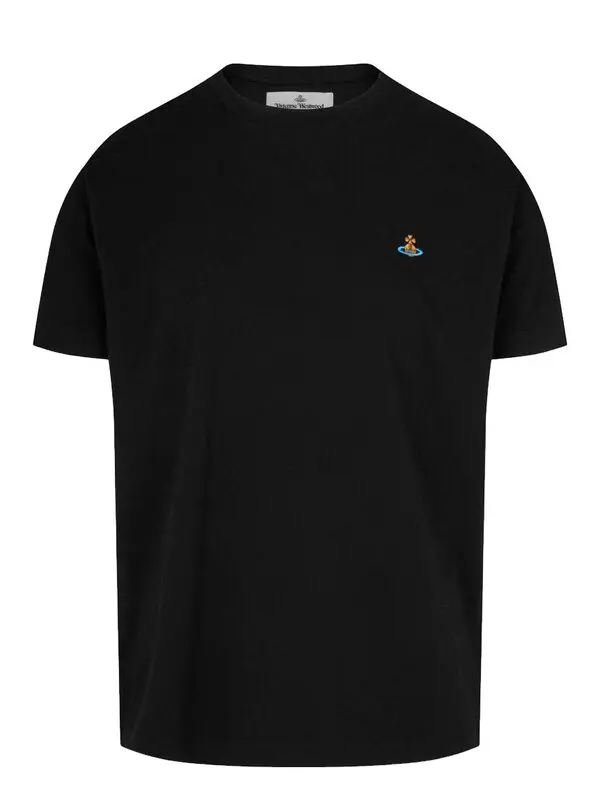 VIVIENNE WESTWOOD Orb Logo T-shirt - Black