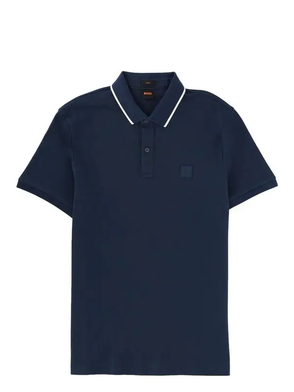 BOSS Polo With Logo - Blue