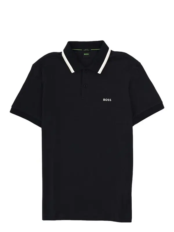 BOSS Polo With Logo - Blue