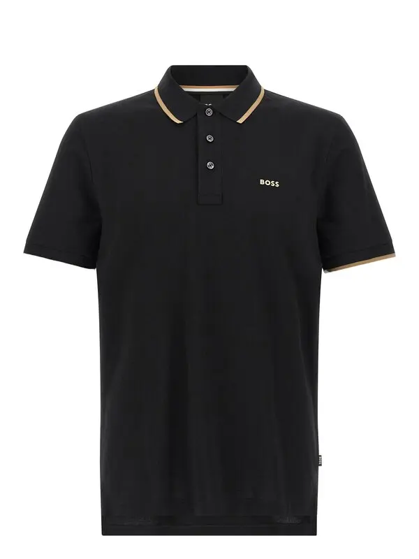 Hugo Boss Parlay 190' Polo Shirt - Black