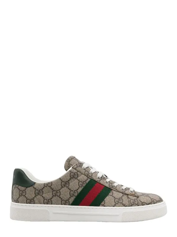 Gucci Ace Low Top Sneakers - Brown