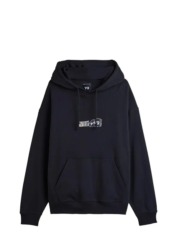 Y3 Cotton Sweatshirt With Logo - Black