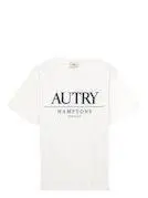 AUTRY Cotton T Shirt With Logo - White