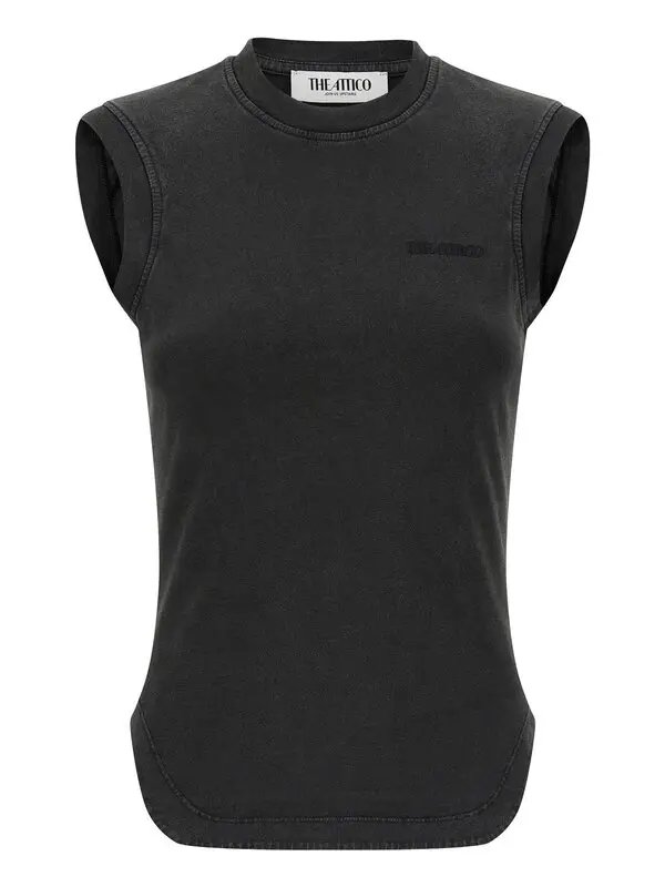 Attico Reese Top - Black