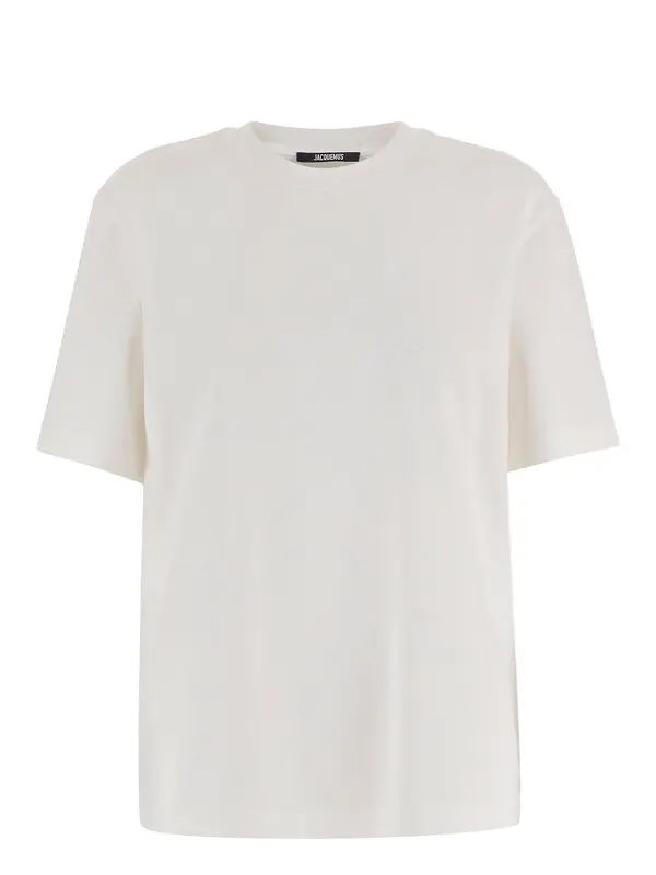 Jacquemus Cotton T Shirt With Logo - White