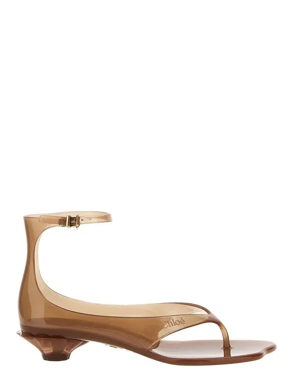 Chloé Jelly Sandals - Brown