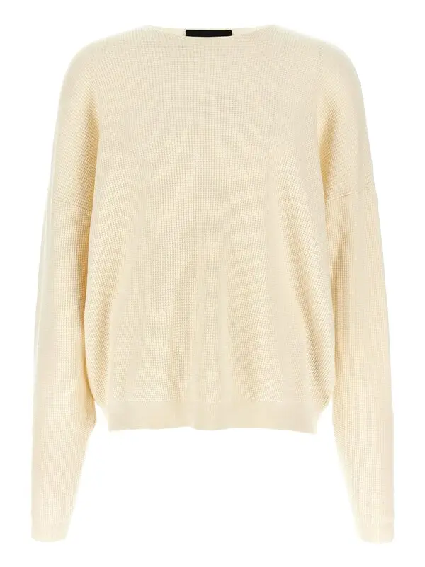 Fear Of God Waffle Knit Sweater - Beige
