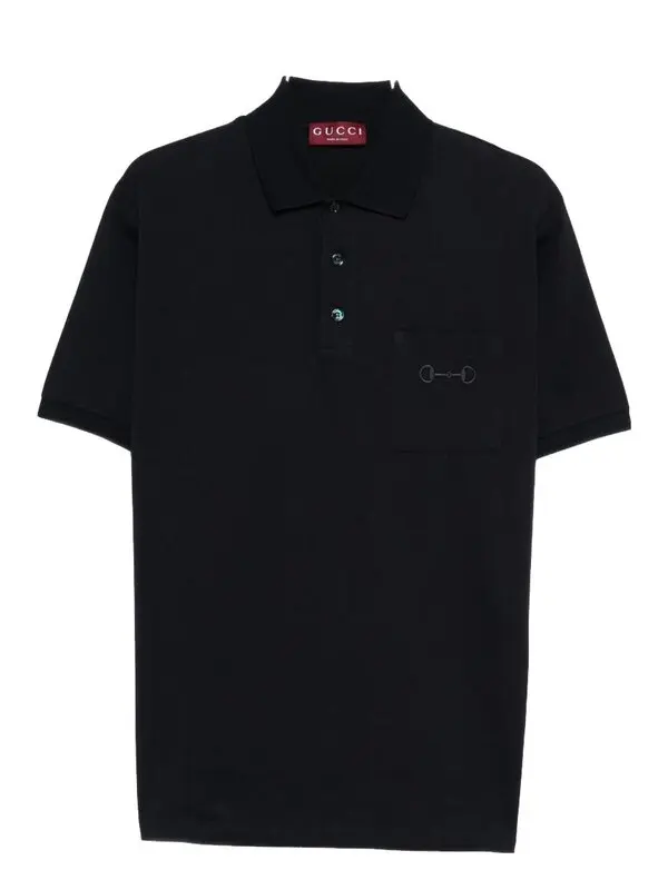 Gucci Cotton Polo Shirt - Blue