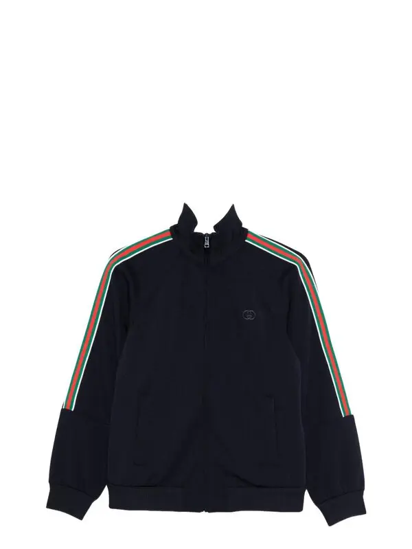 Gucci Web Detail Zipped Tracksuit - Green