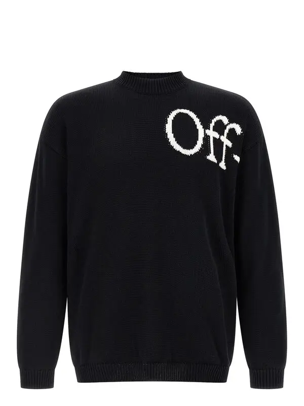 Off White Bookish Shared Sweater - White/black