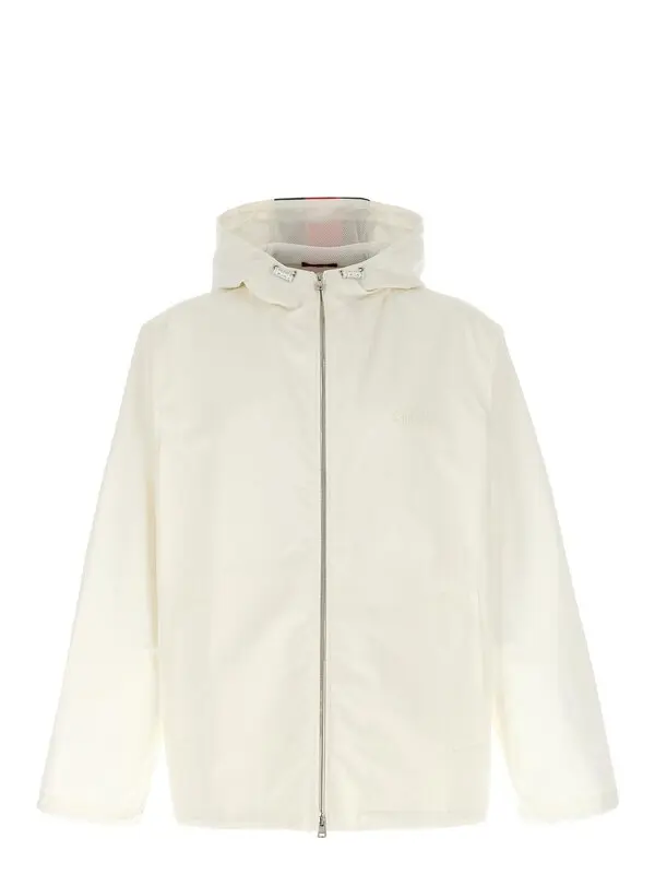 Gucci Nastro Web Water Repellent Jacket - White