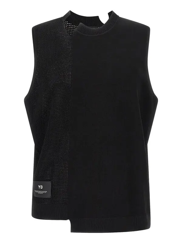 Y3 Gfx' Cotton Vest - Black