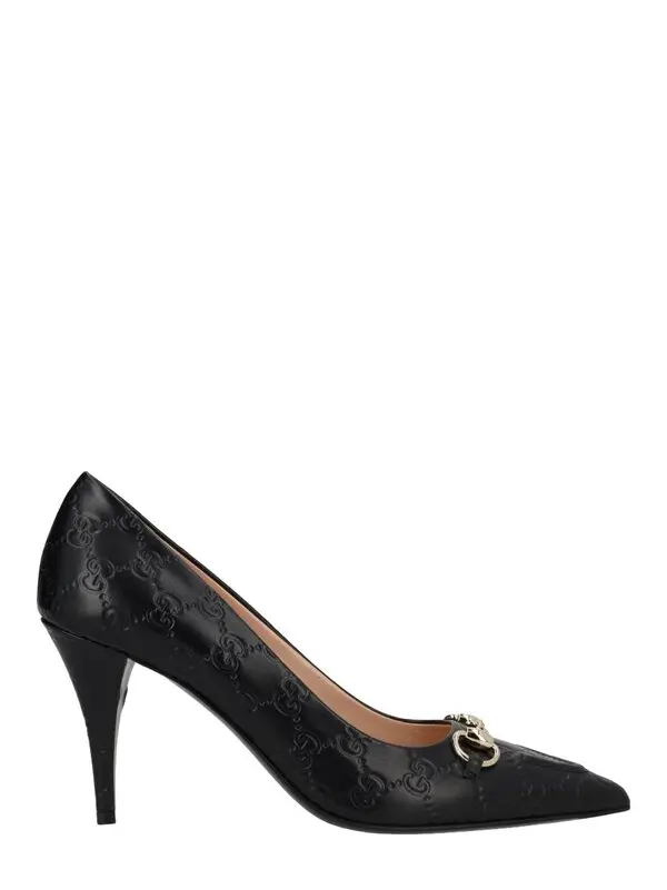 Gucci Pumps With Clamp - Black