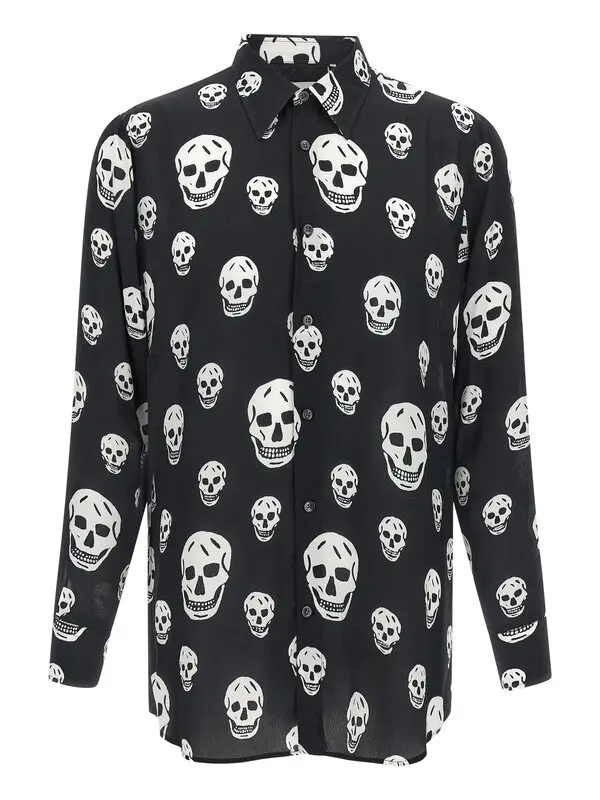 Alexander McQueen Skull' Shirt - White/black
