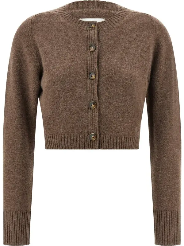 Loulou De Saison Zephir Lds' Cardigan - Brown