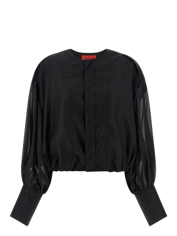 THELATEST Diana Blouse - Black