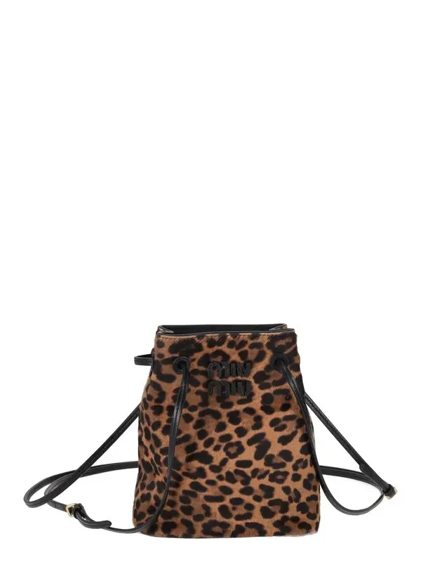 Miu Miu Animal Print Bag - Miele