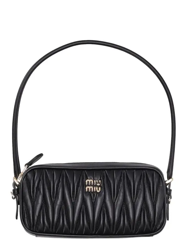Miu Miu Matelassé Bag - Nero