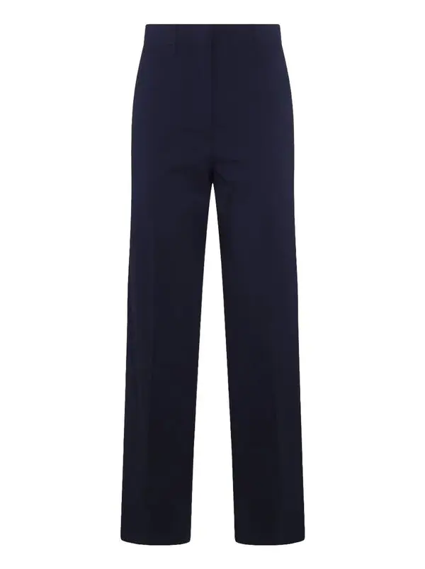 Miu Miu Wool Superfine Pantaloni - Bleu