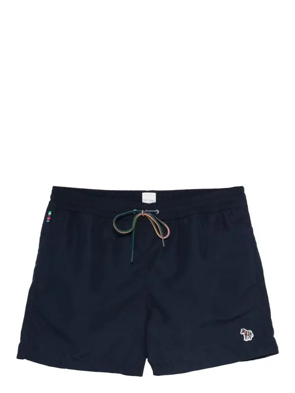 Paul Smith Zebra Logo Swim Shorts - Black